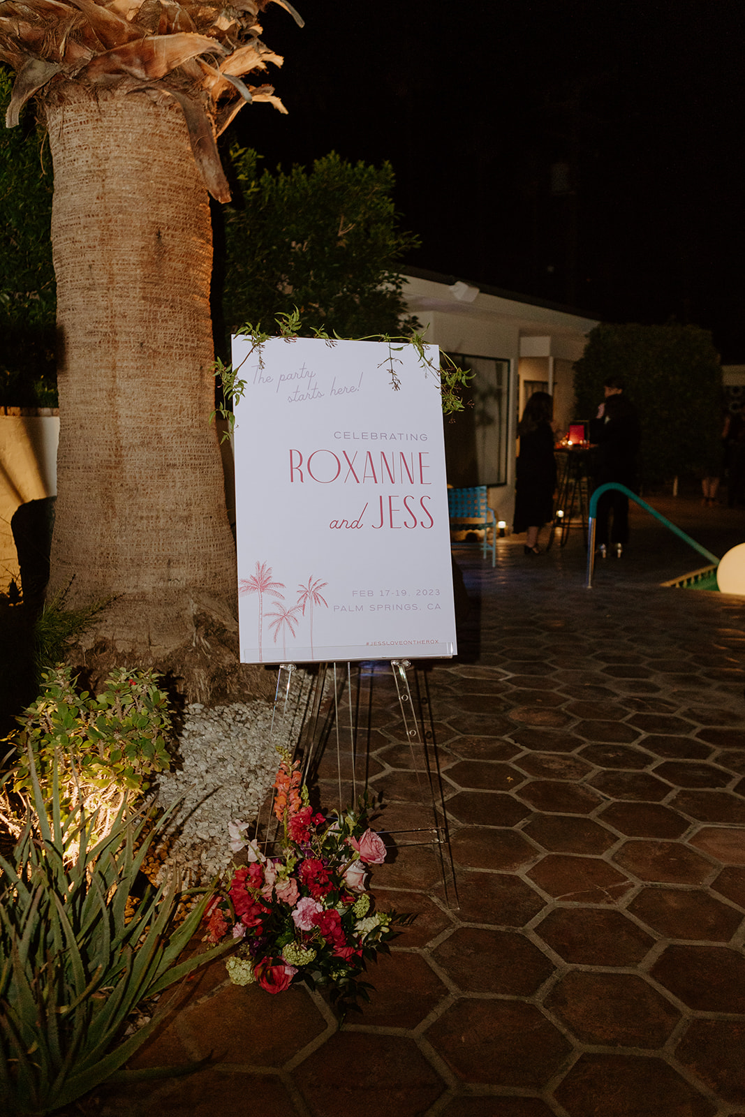 A Palm Springs Rehearsal Dinner at Villa Royale - Feathered Arrow