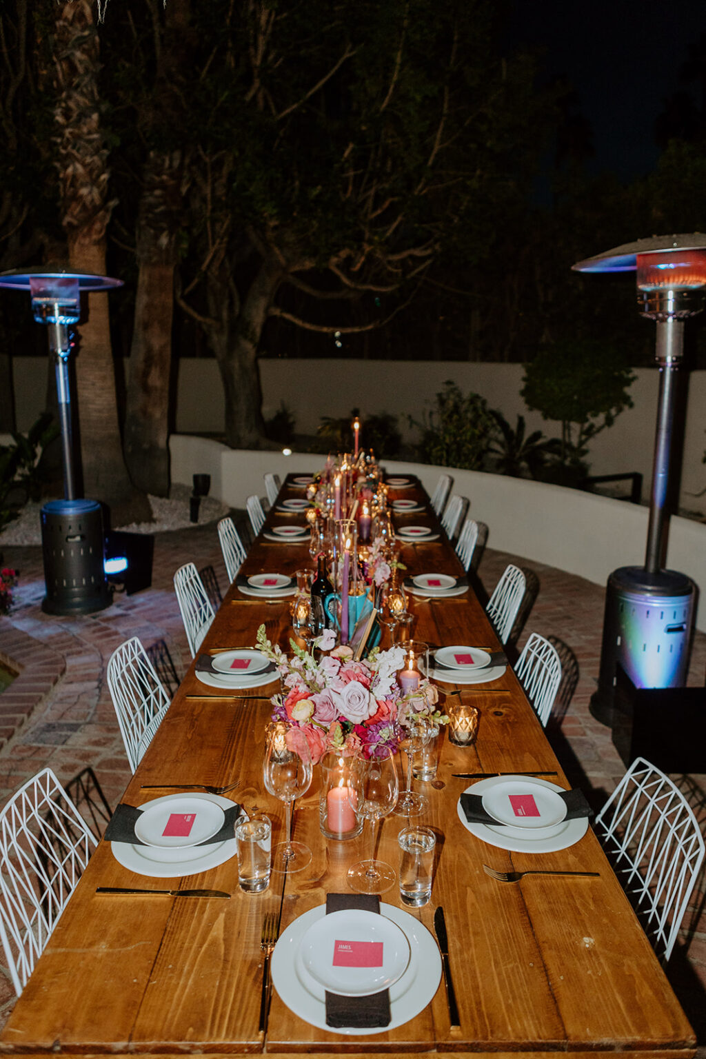 A Palm Springs Rehearsal Dinner at Villa Royale - Feathered Arrow